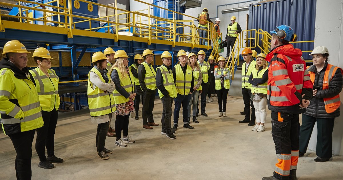 Ný sorpflokkunarlína vegna GAJA, gas-og jarðgerðarstöðvar tekin í notkun