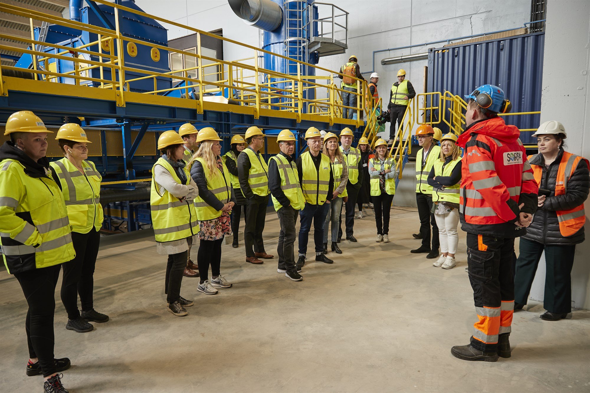 Ný sorpflokkunarlína vegna GAJA, gas-og jarðgerðarstöðvar tekin í notkun