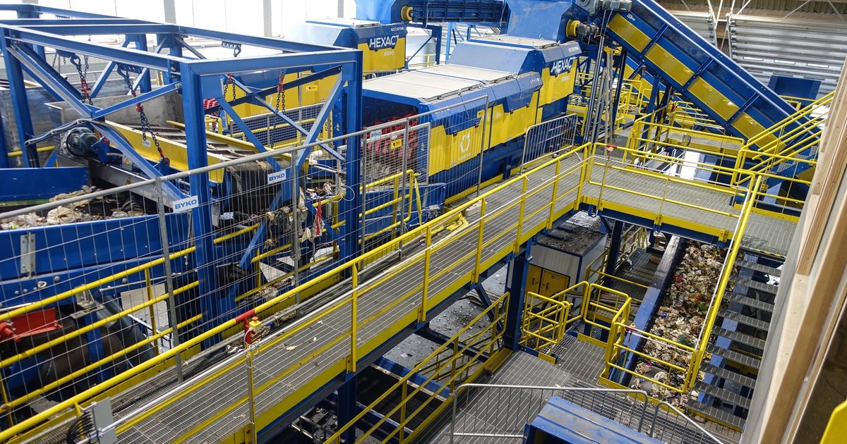 Viðhald á forvinnslulínu í móttöku- og flokkunarstöð